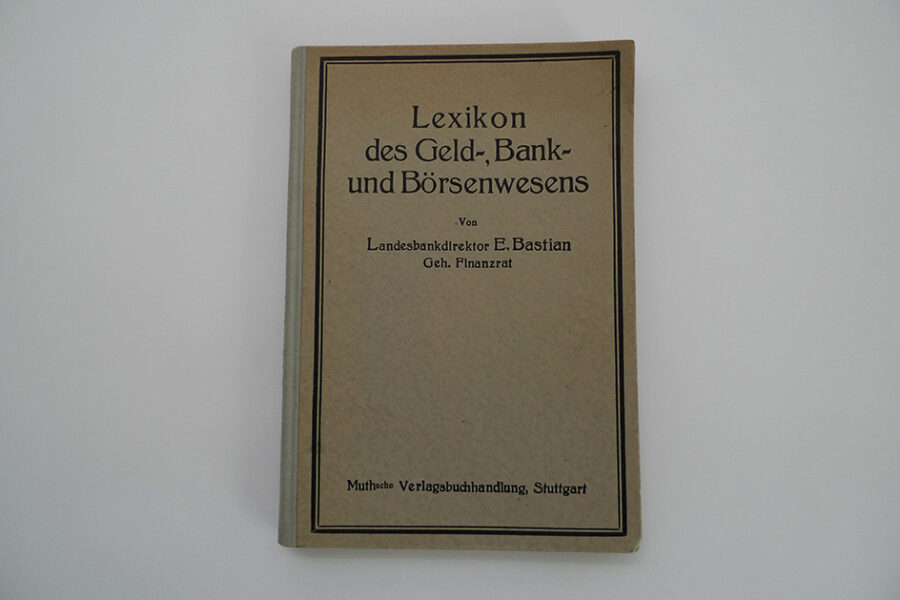 Edition Effet – Shop » Lexikon des Geld- , Bank- und Börsenwesens